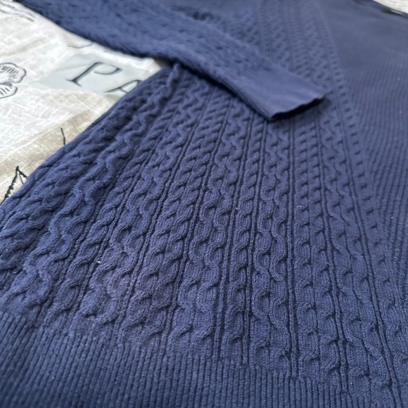 Sweaters | Mens Navy Cable Knit Sweater | Poshmark
